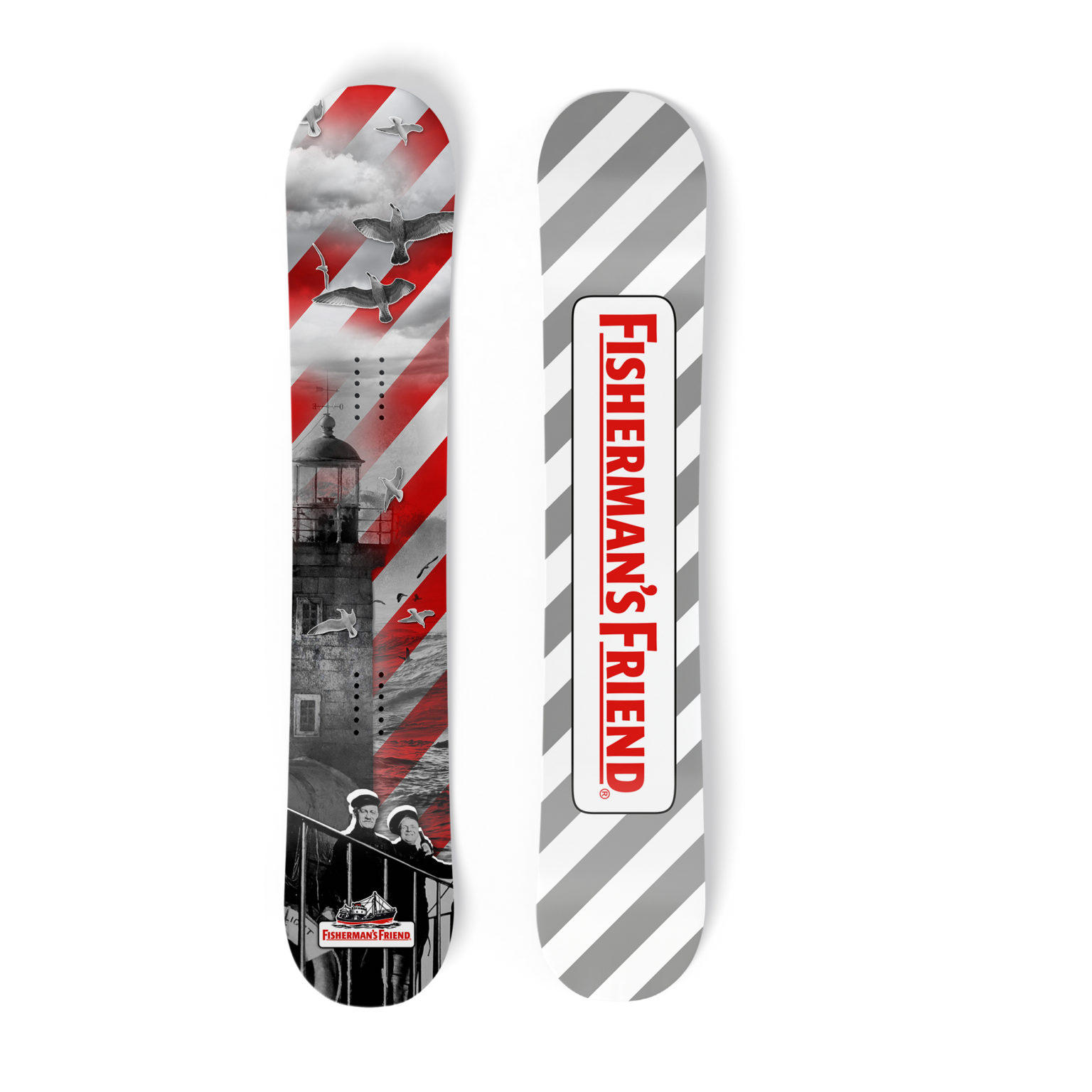 Fishermans Friend Snowboard Product Design - Ideenschmiede