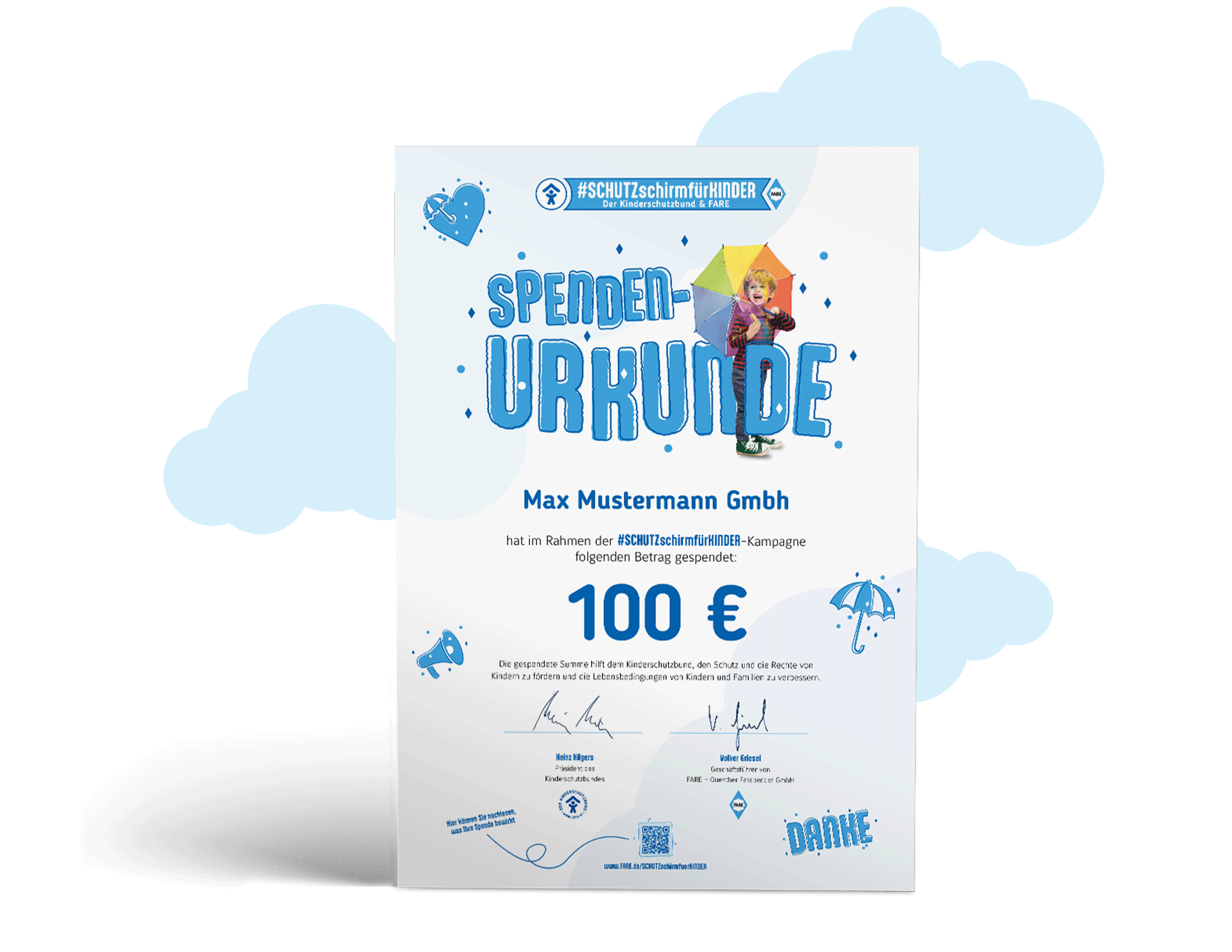 Ein Schutzschirm für Kinder - Ideenschmiede